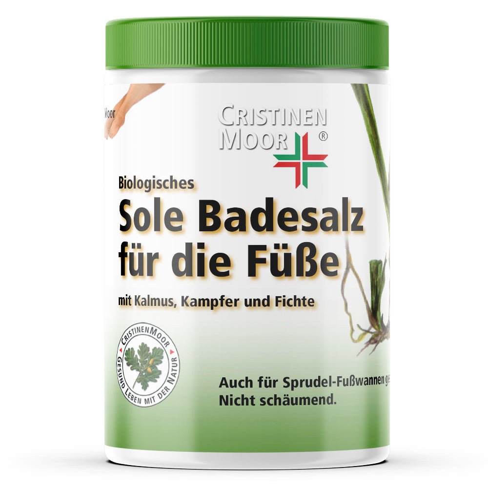 Pamper your feet with the biological brine bath salt from CristinenMoor®
