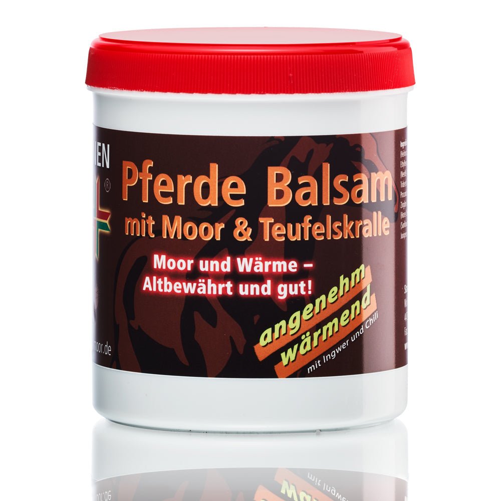 CristinenMoor® Pferdebalsam mit Heilmoor und Teufelskralle - Natürliche ...